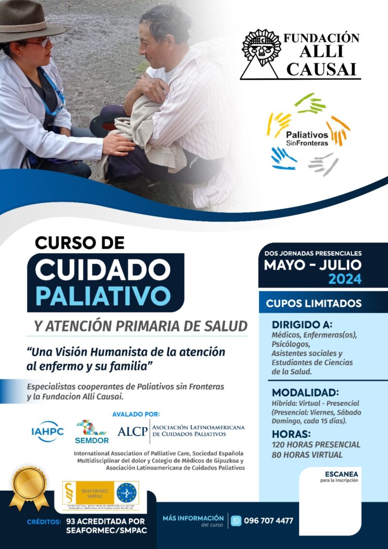 Curso de Cuidado Paliativo y Atención Primaria de Salud – Paliativos Sin Fronteras